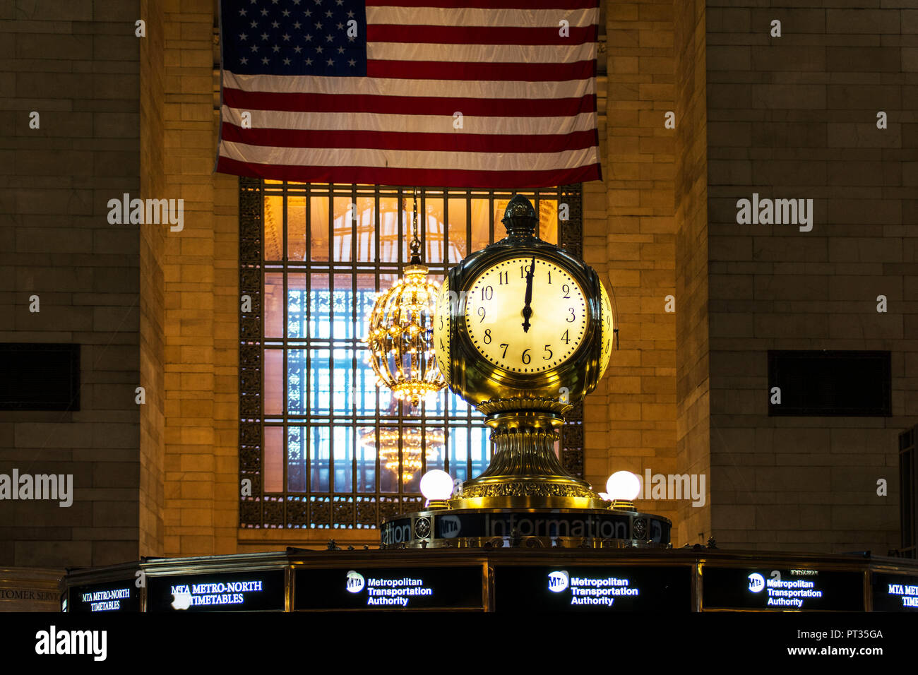 Interior of the Grand Central Terminal of New York in the USA Stock ...