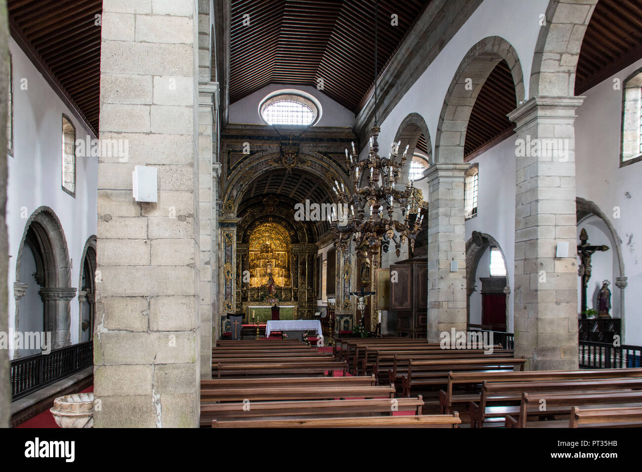 Church Igreja Matriz of Praia da Vitória on Azores island Terceira ...