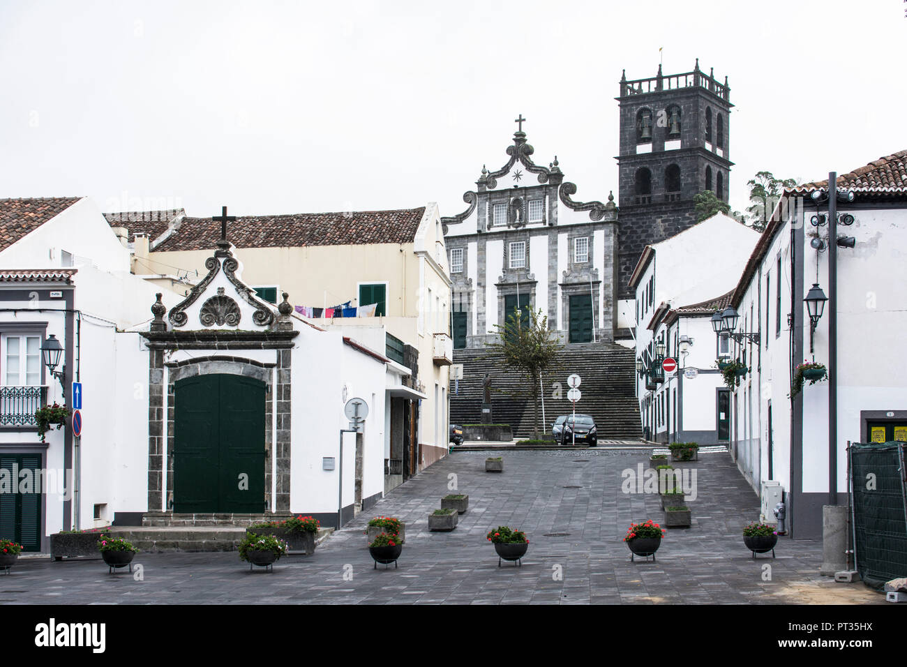 Churches of Ribeira Grande on Azores island São Miguel Stock Photo - Alamy