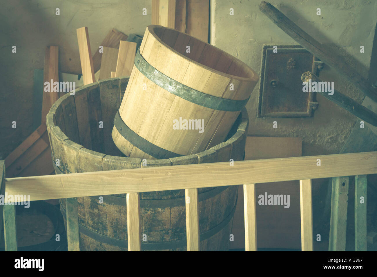 Two stacked buckets hi-res stock photography and images - Alamy