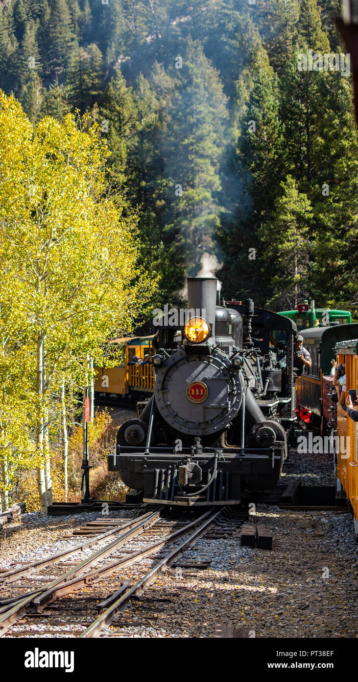 Historical Steam Engine 111 of the Georgetown Loop Rail Road Georgetown ...