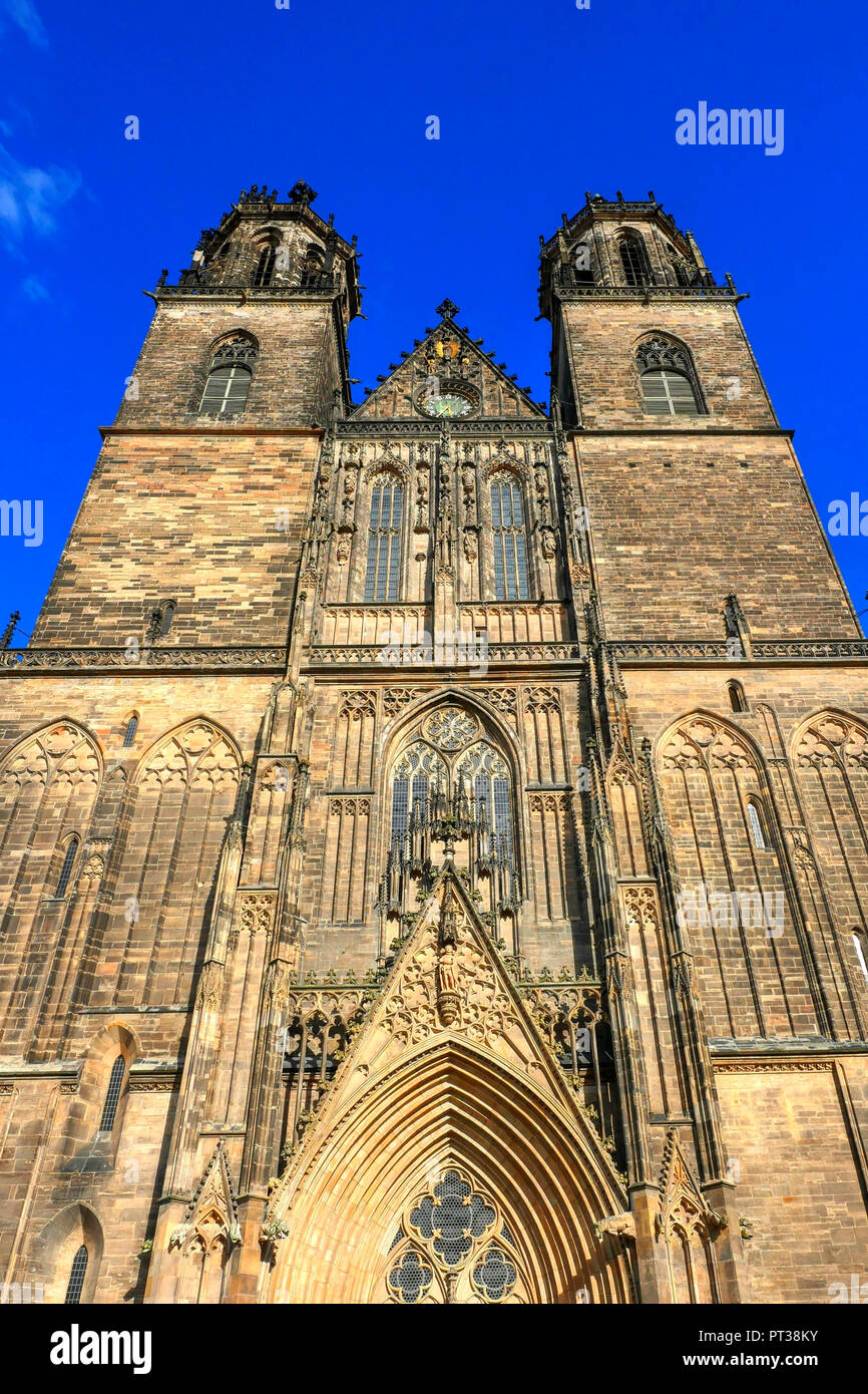 Cathedral of Magdeburg Saint Mauritius and Katharina, Magdeburg, Saxony ...