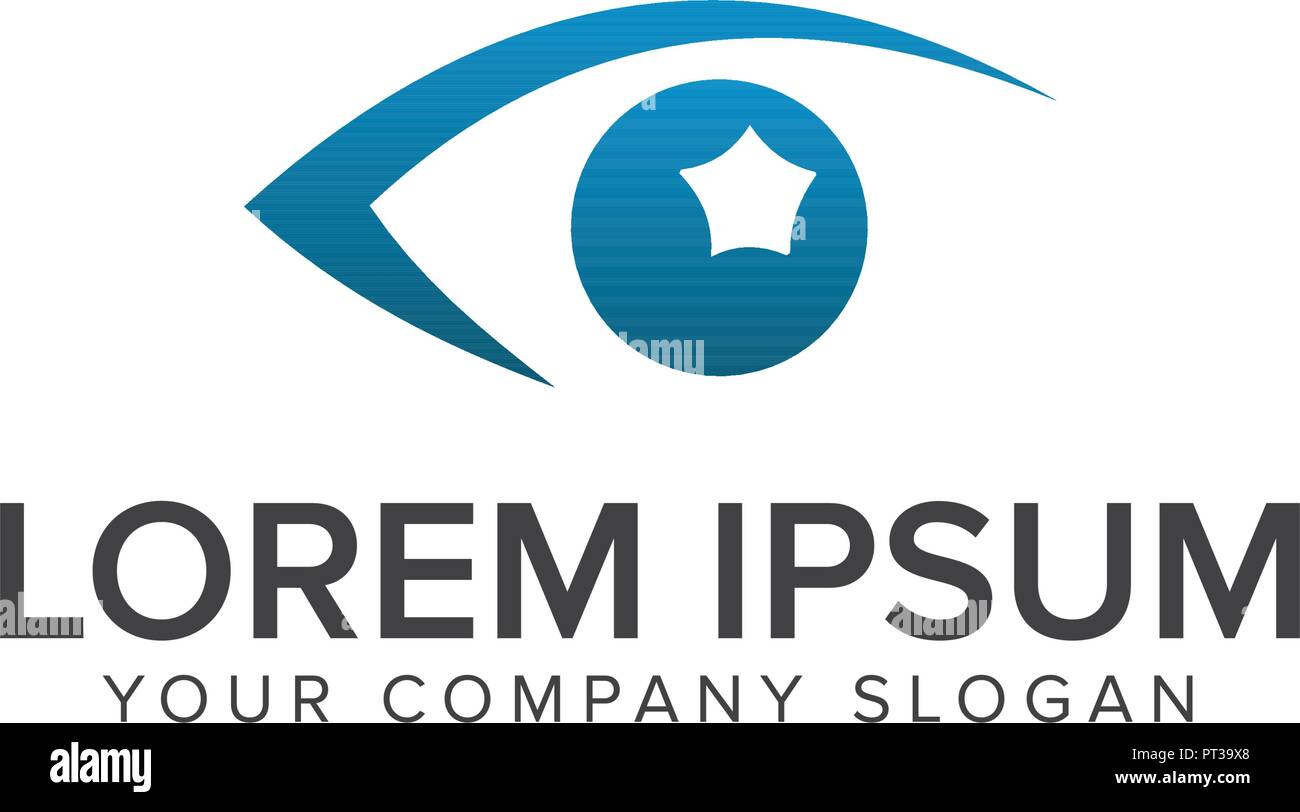 Eye Vision logo design concept template Stock Vector Image & Art - Alamy