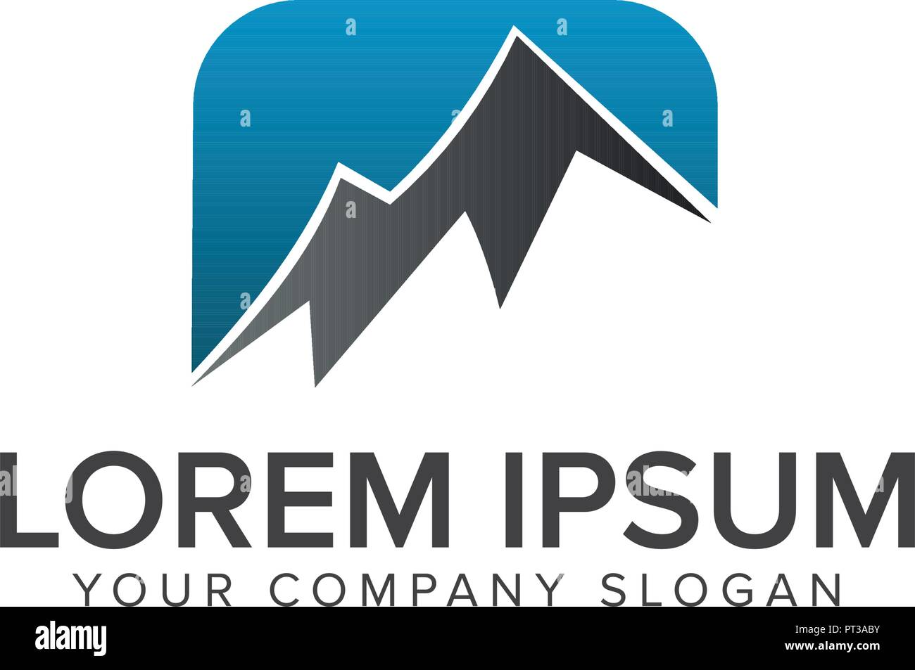 Mountain triangle logo Stock Vector Images - Alamy