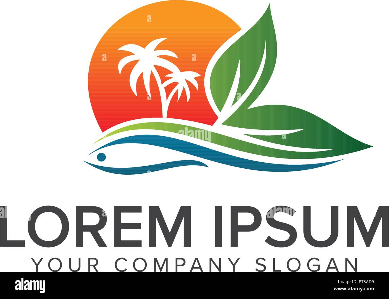 Summer logo vector Stock Vector Images - Alamy