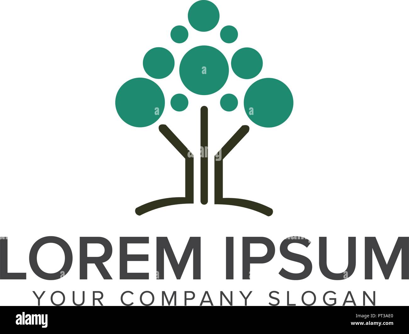 modern tree logo design concept template Stock Vector Image & Art - Alamy