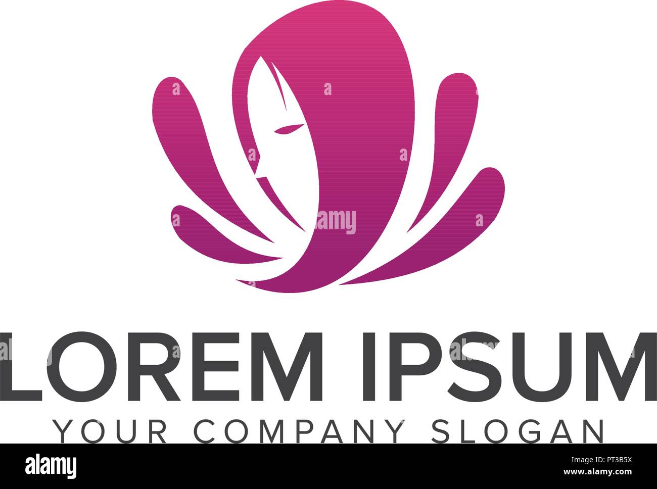 beauty woman logo. Cosmetics and Beauty Logos design concept template ...