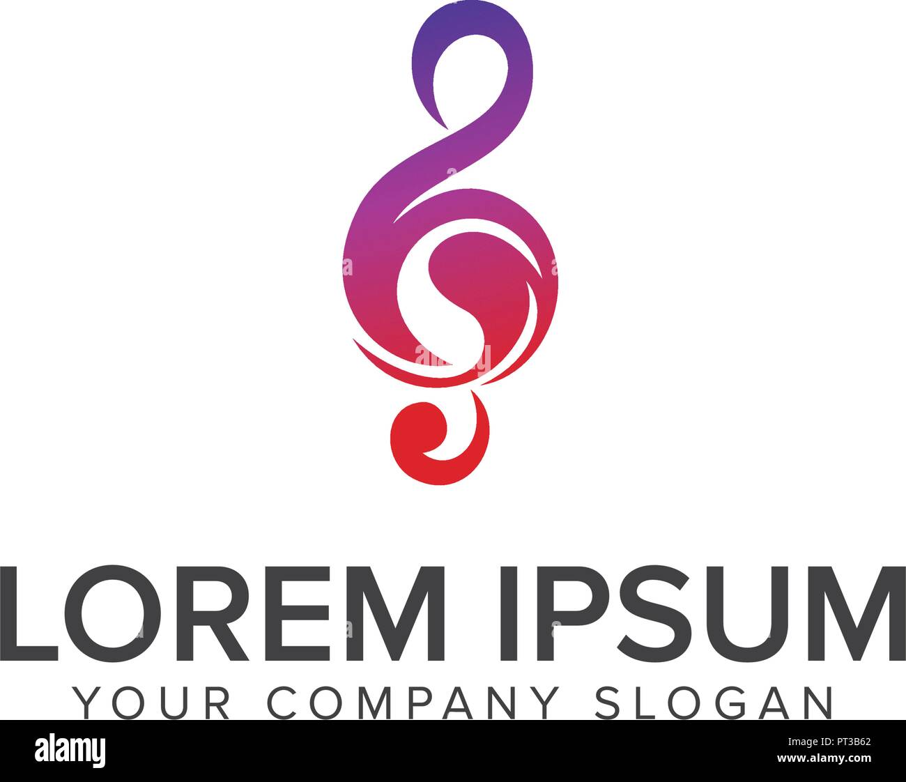 Music tones logo design concept template Stock Vector Image & Art - Alamy