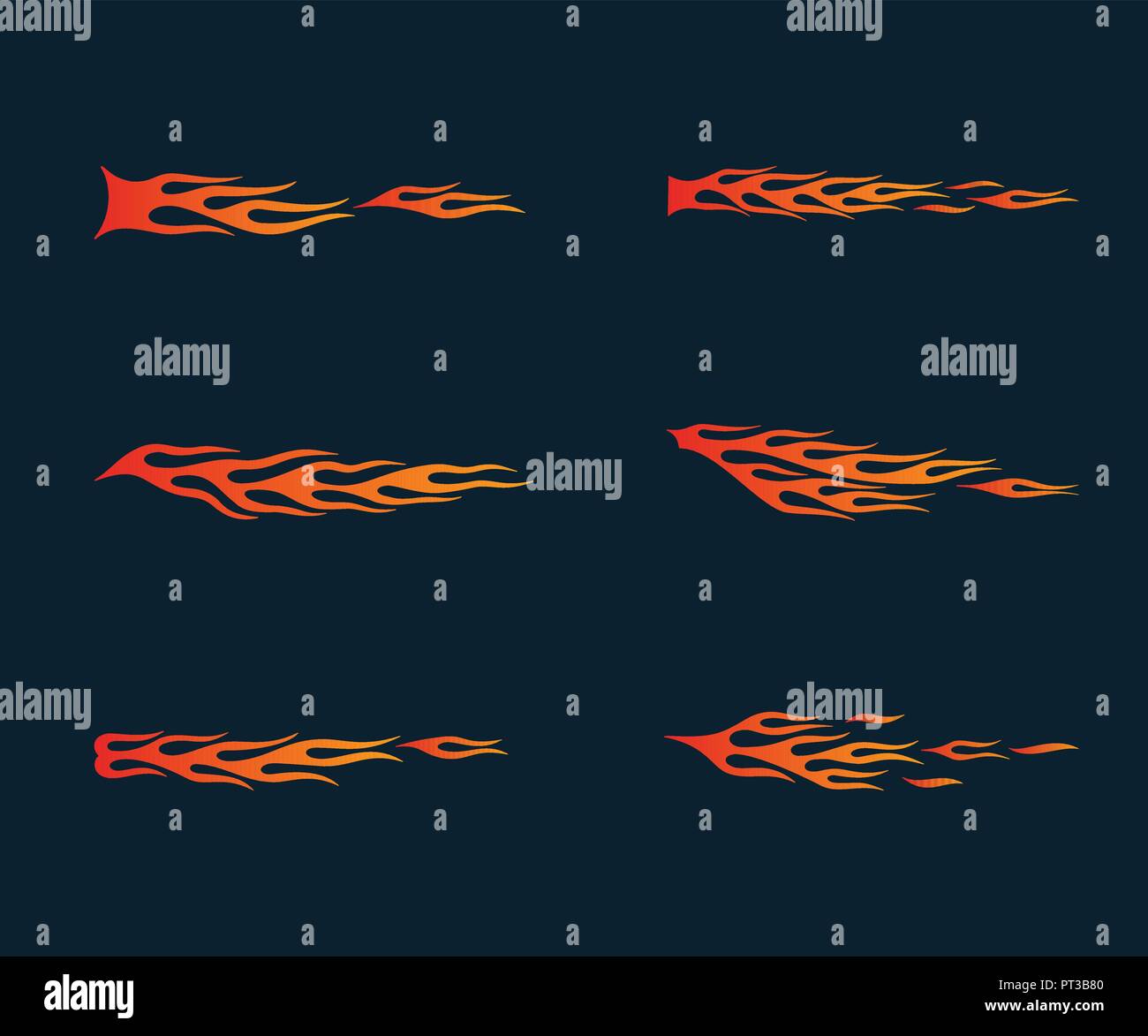 fire flames in tribal style for tattoo, vehicle and t-shirt decoration ...