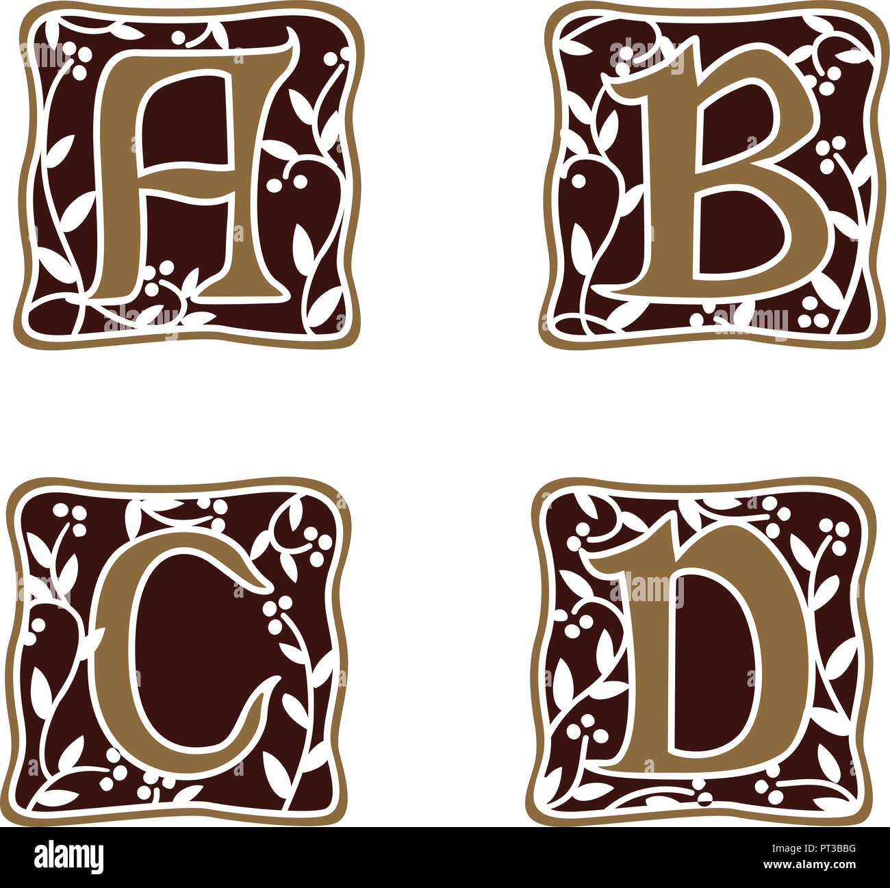 D i letter Stock Vector Images - Alamy