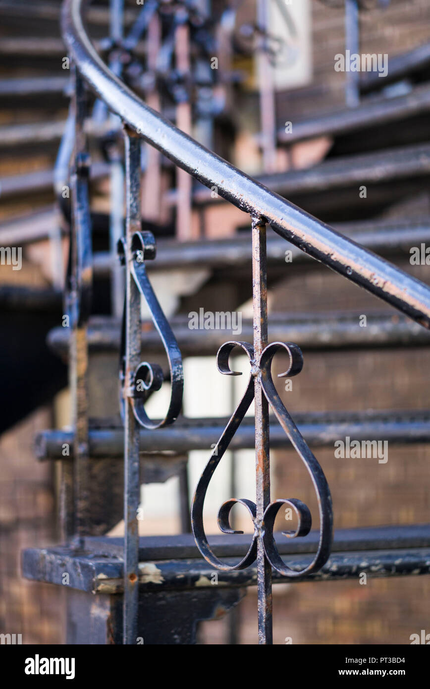 Traditional Montreal Exterior Stairs High Resolution Stock Photography ...
