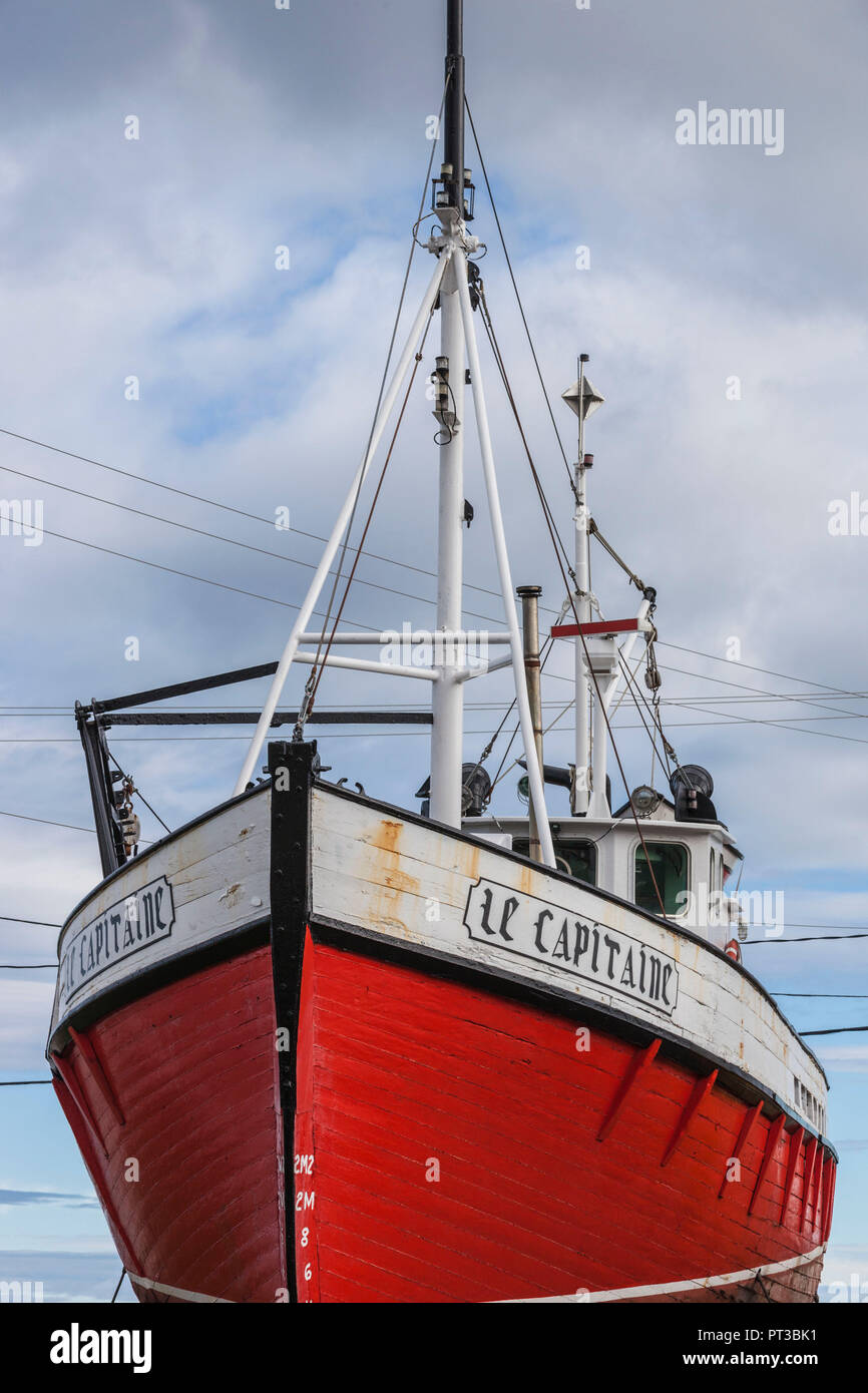 Canada, Quebec, Gaspe Peninsula, Riviere-au-Renard, fishing port Stock ...