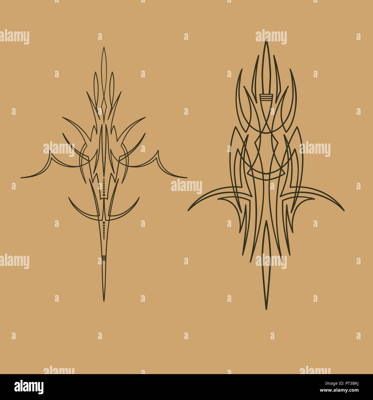 Pinstripe Graphics , Car Racing Vehicle Graphics, Vinyls & Decals Stock ...