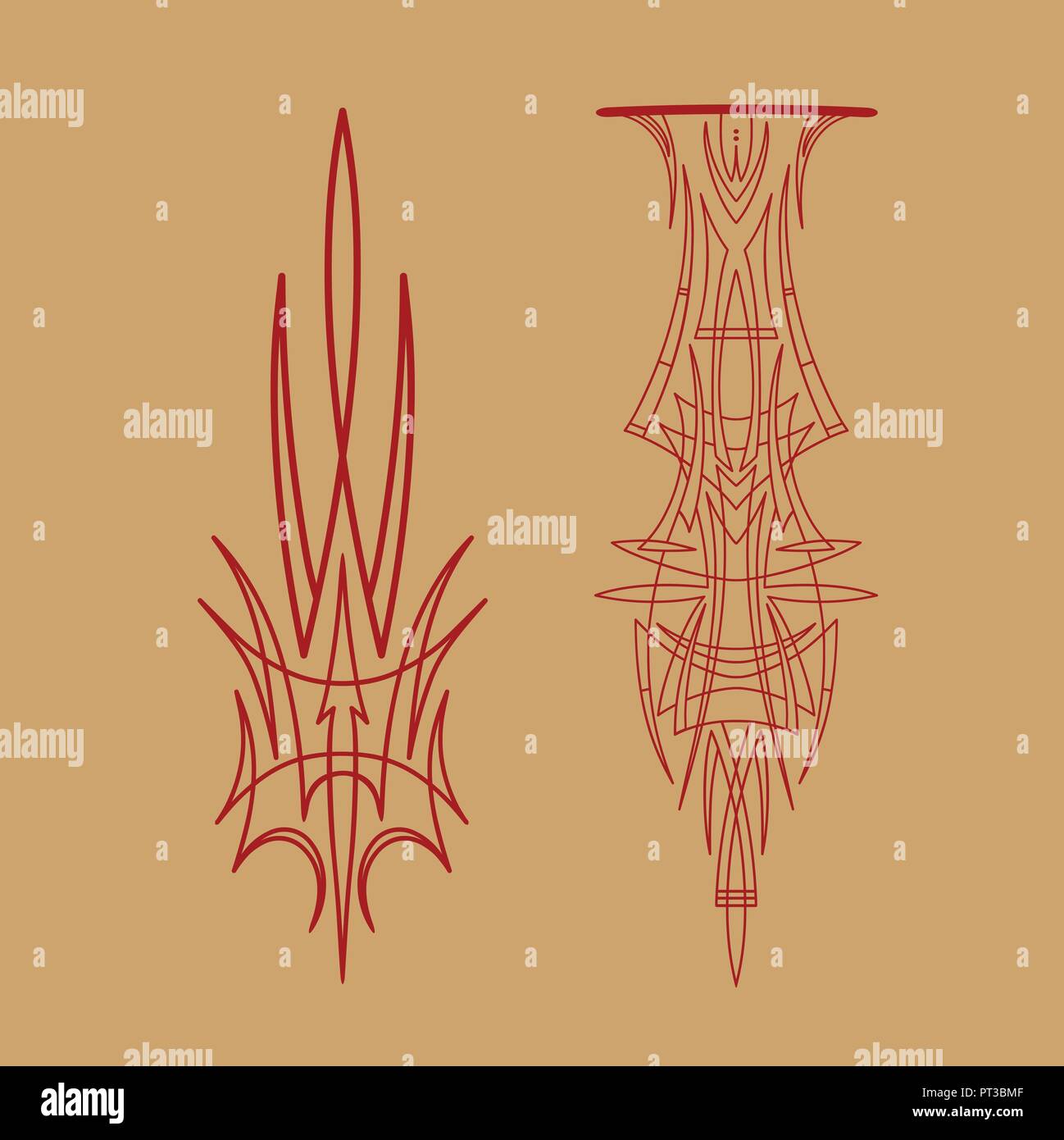 Pinstripe Graphics , Car Racing Vehicle Graphics, Vinyls & Decals Stock ...