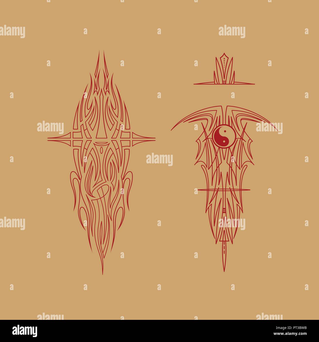 Pinstripe Graphics , Car Racing Vehicle Graphics, Vinyls & Decals Stock ...