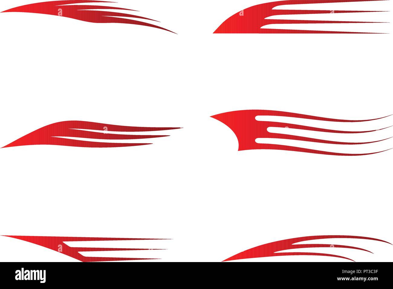 Car, Motorcycle Racing Vehicle Graphics, Vinyls & Decals Stock Vector ...