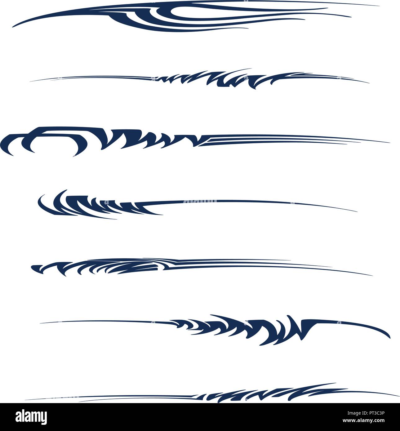 Motor sport decals Stock Vector Images - Alamy