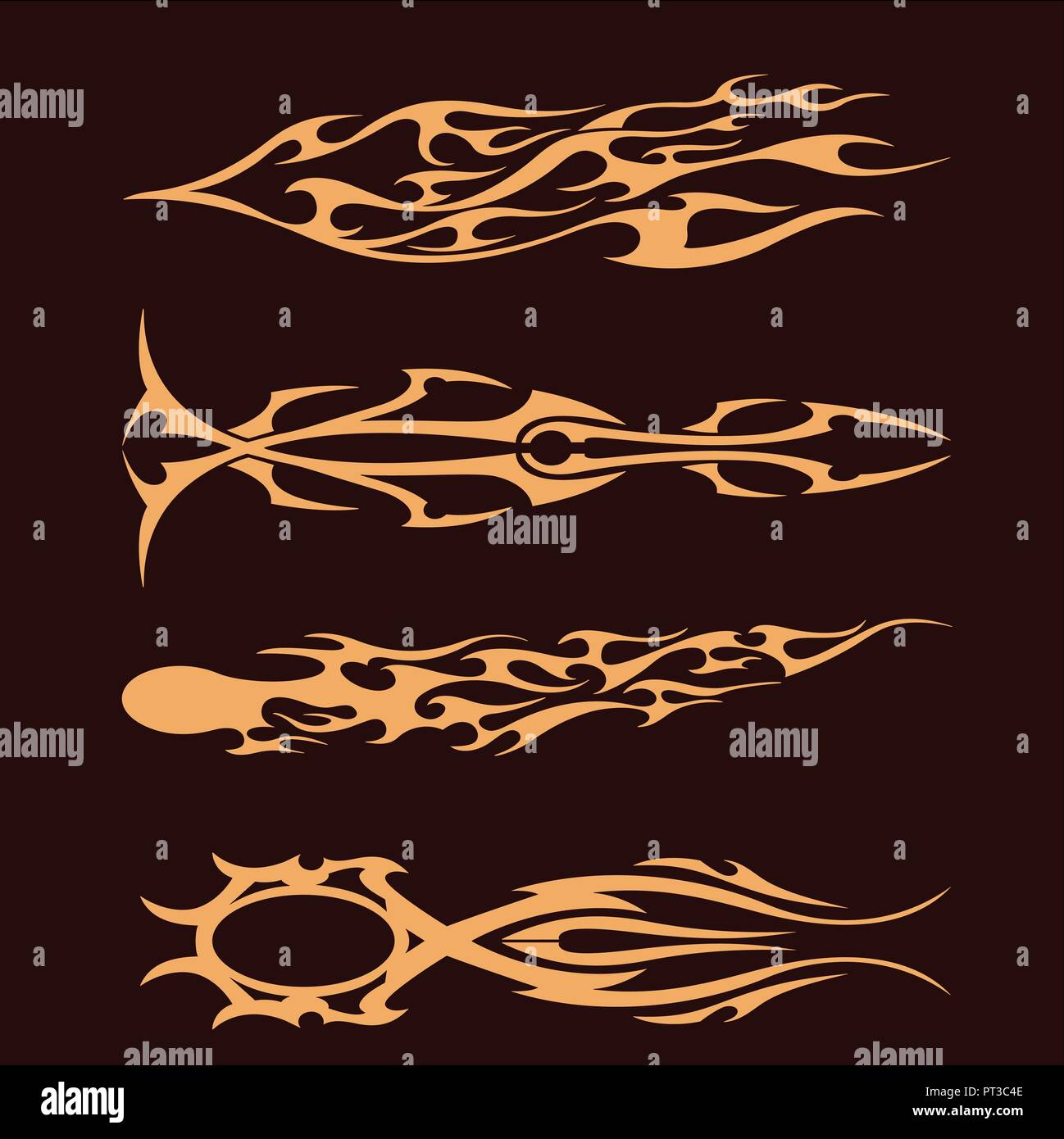 Car flame sticker hi-res stock photography and images - Alamy