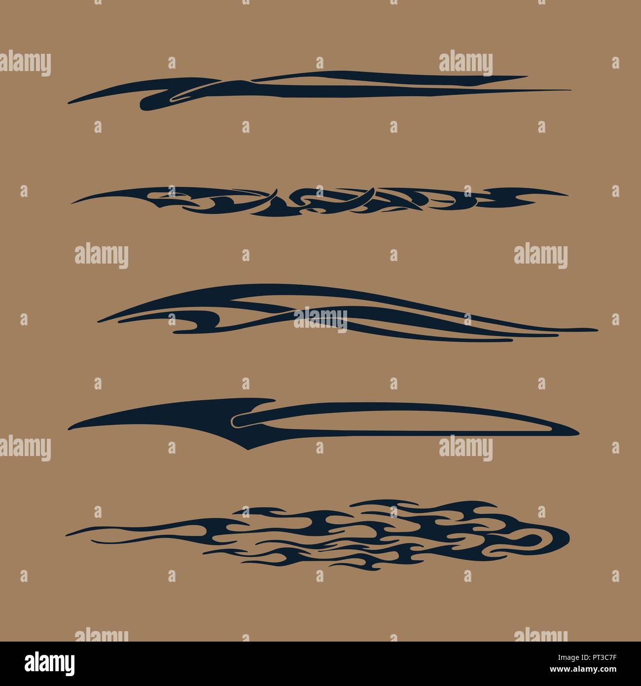 Car, Motorcycle Racing Vehicle Graphics, tribal Vinyls & Decals Stock ...