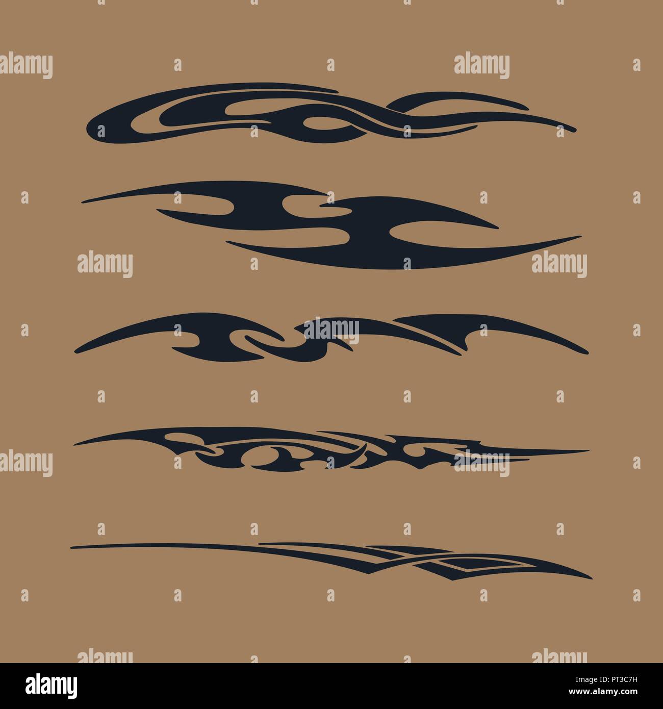 Car, Motorcycle Racing Vehicle Graphics, tribal Vinyls & Decals Stock ...