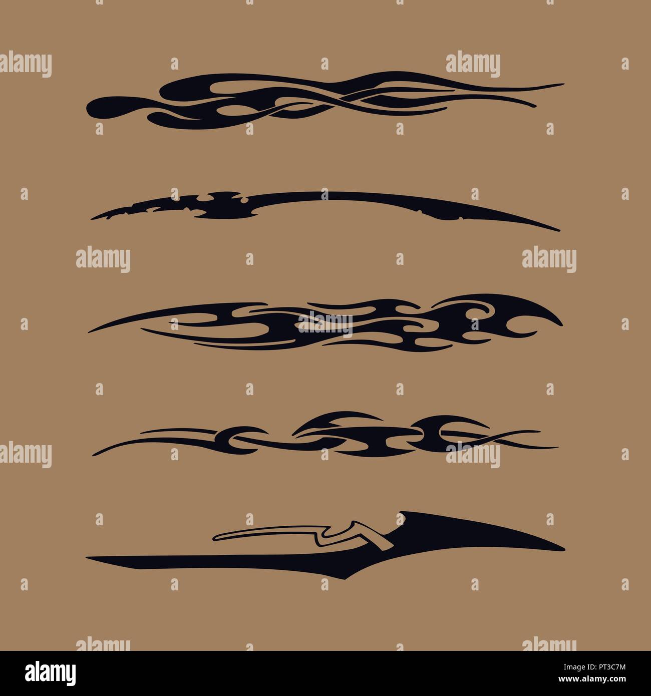 Car, Motorcycle Racing Vehicle Graphics, tribal Vinyls & Decals Stock ...