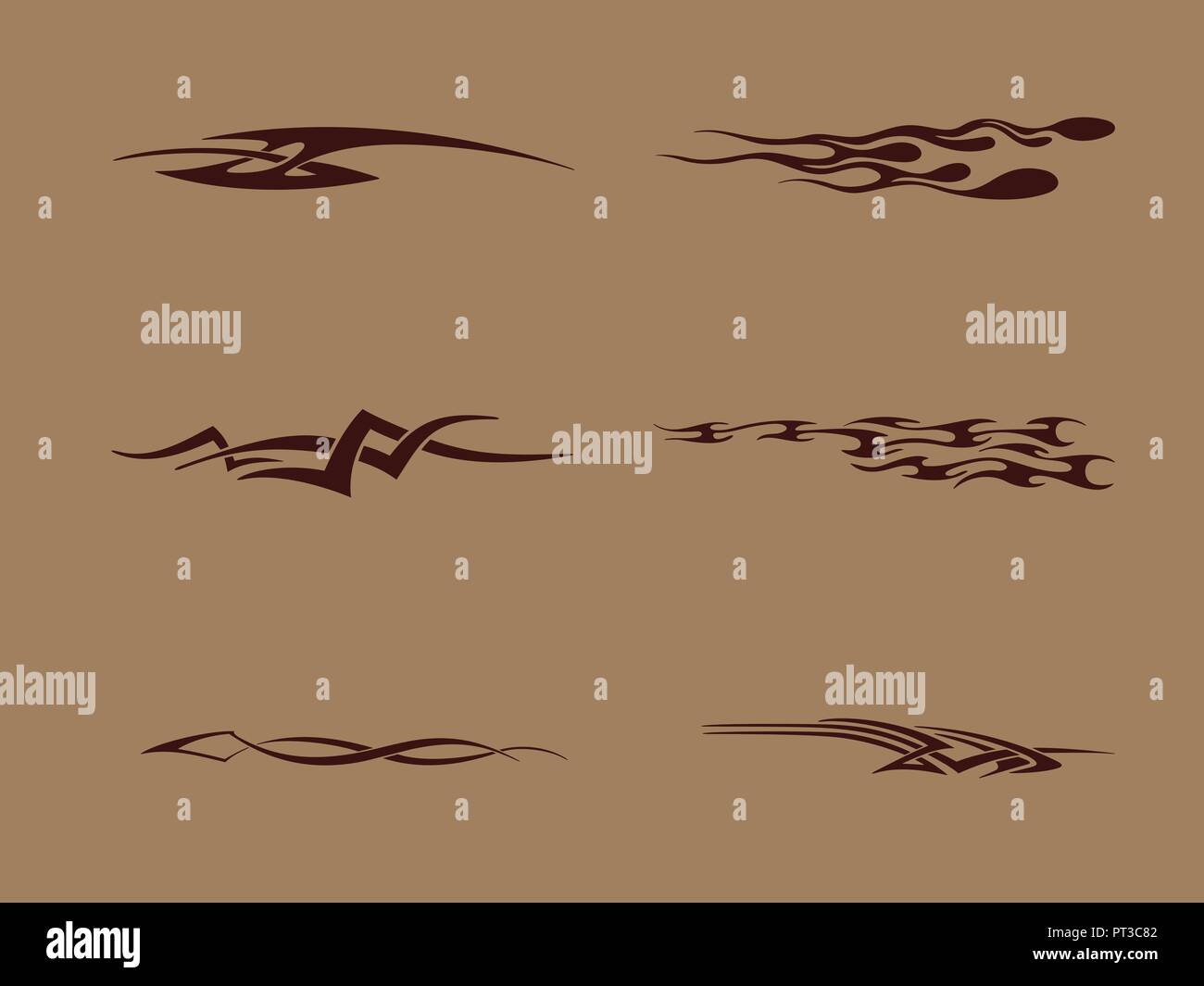 Car, Motorcycle Racing Vehicle Graphics, tribal Vinyls & Decals Stock ...