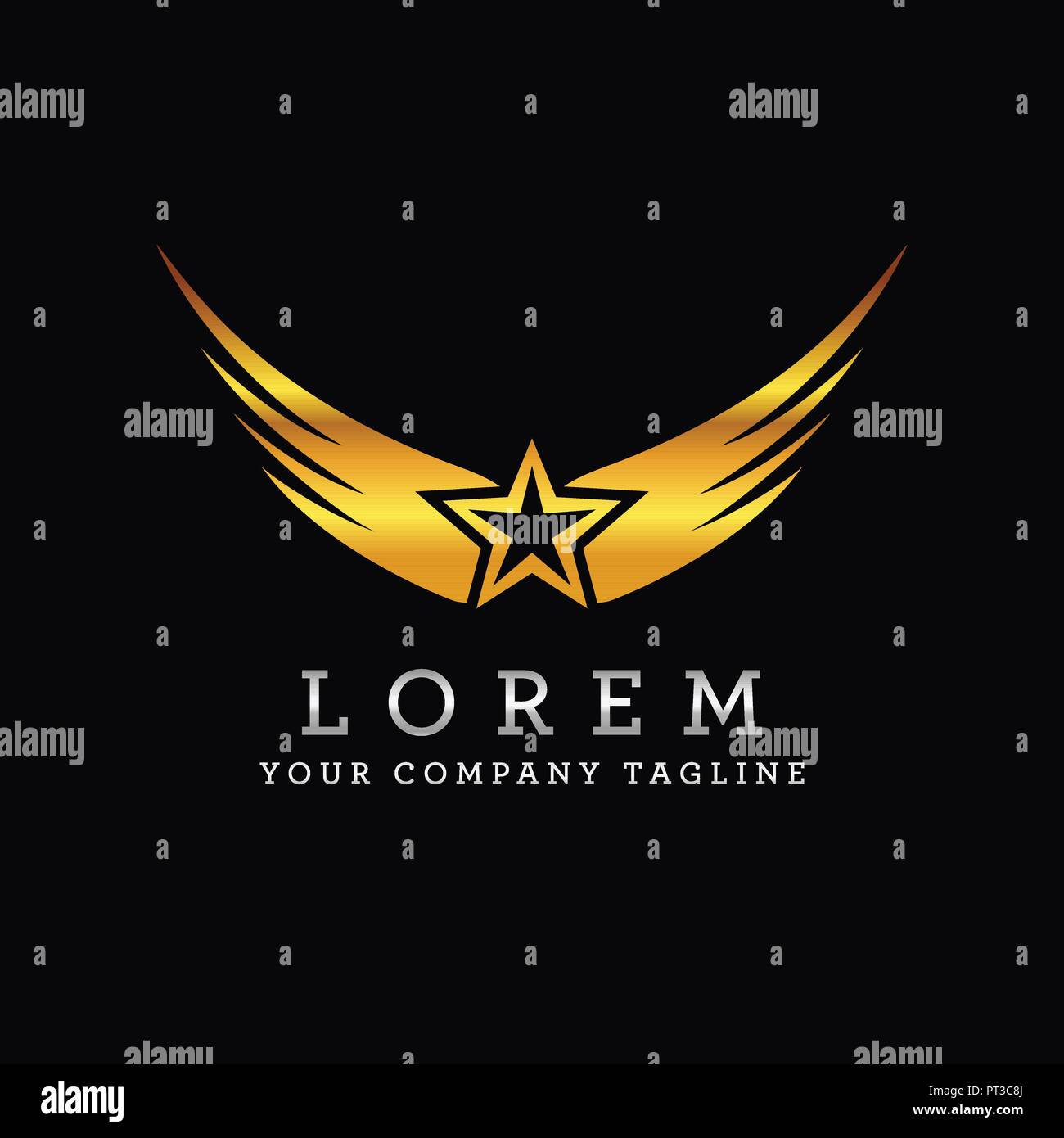 Star Wings Logo Star Wings Abstract Vector & Photo (Free Trial)
