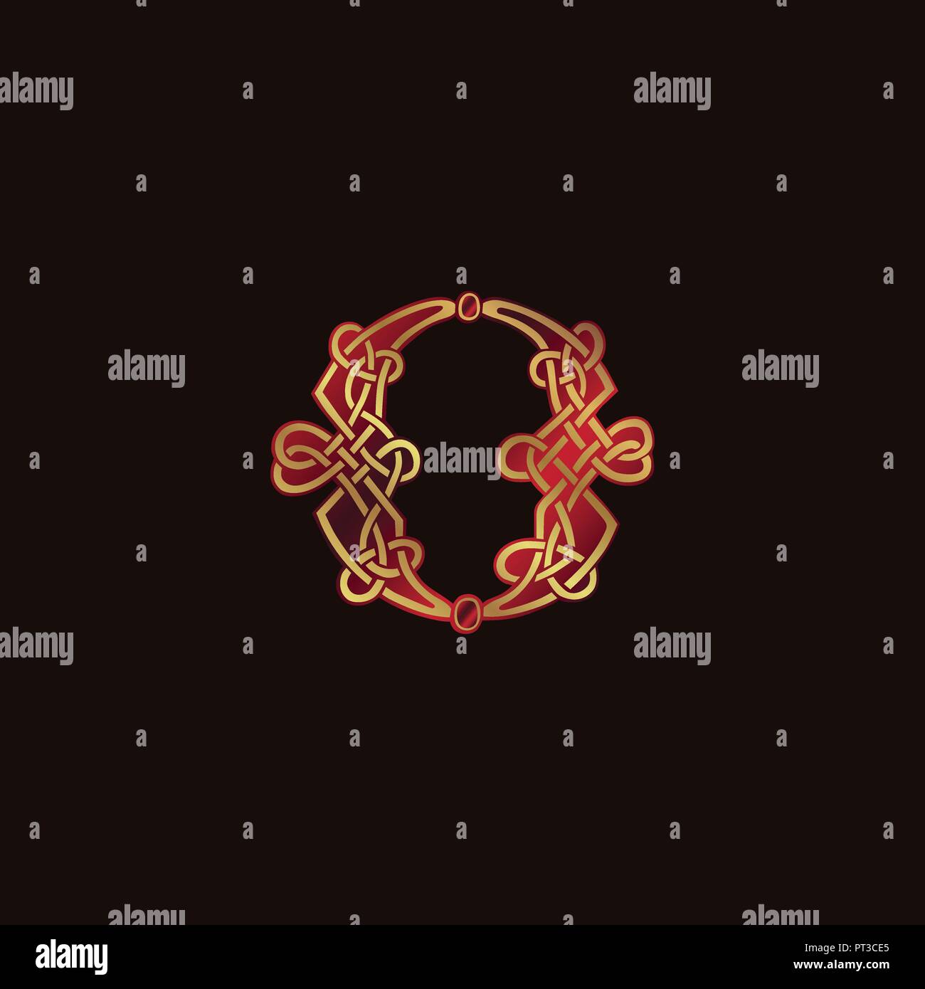 luxury letter O Decoration Logo design concept template Stock Vector ...