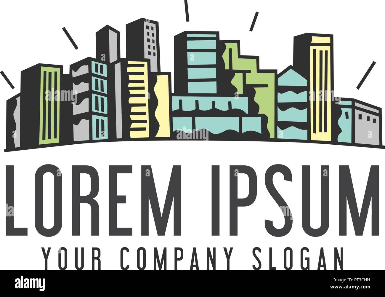 Vintage facade building Stock Vector Images - Alamy