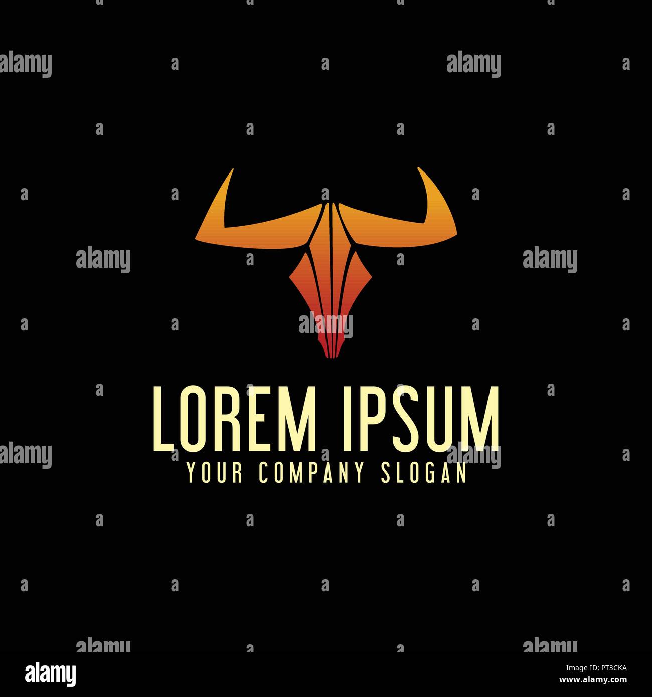 Buffalo logo hi-res stock photography and images - Alamy