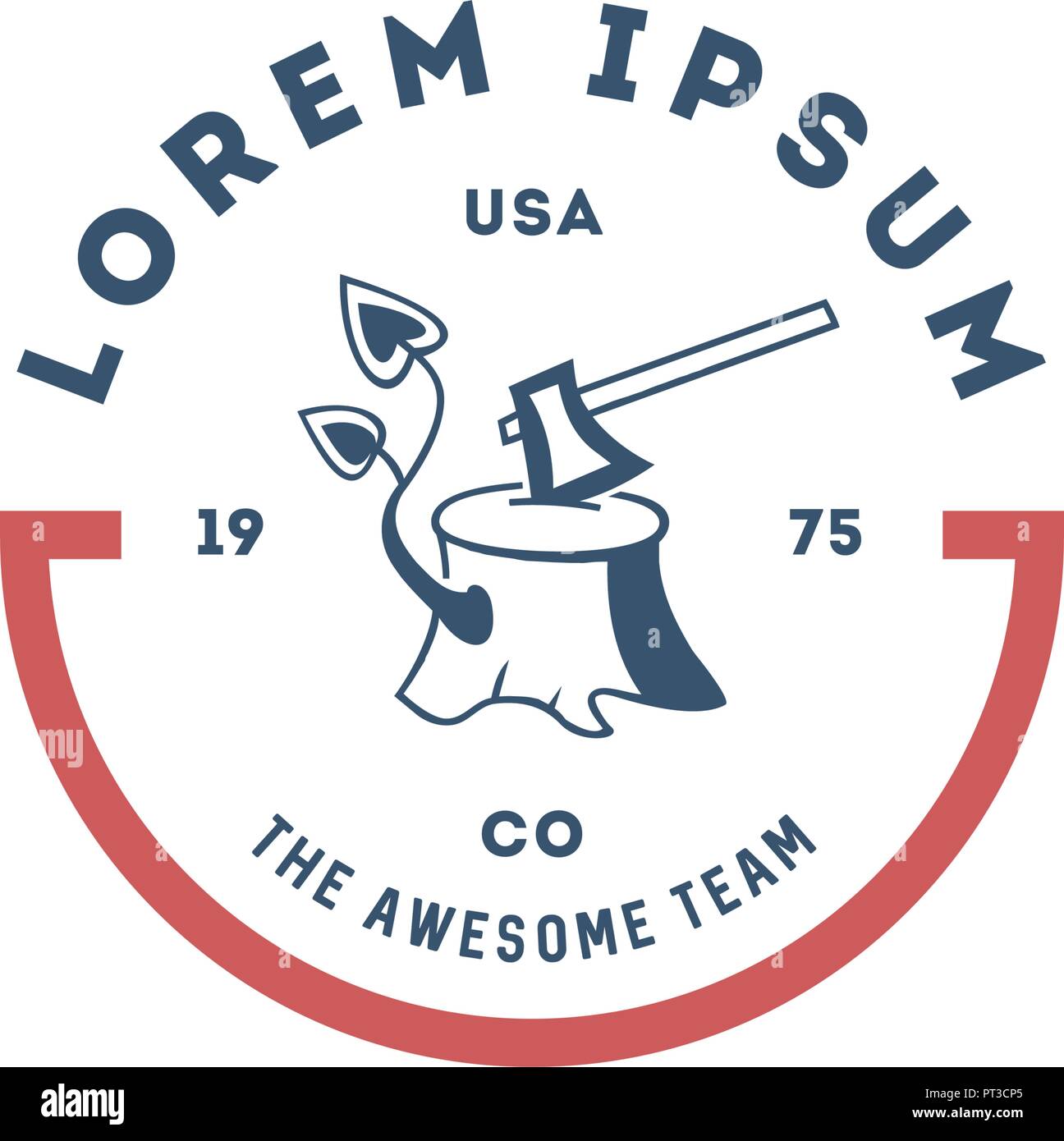 Cut logo design Stock Vector Images - Alamy