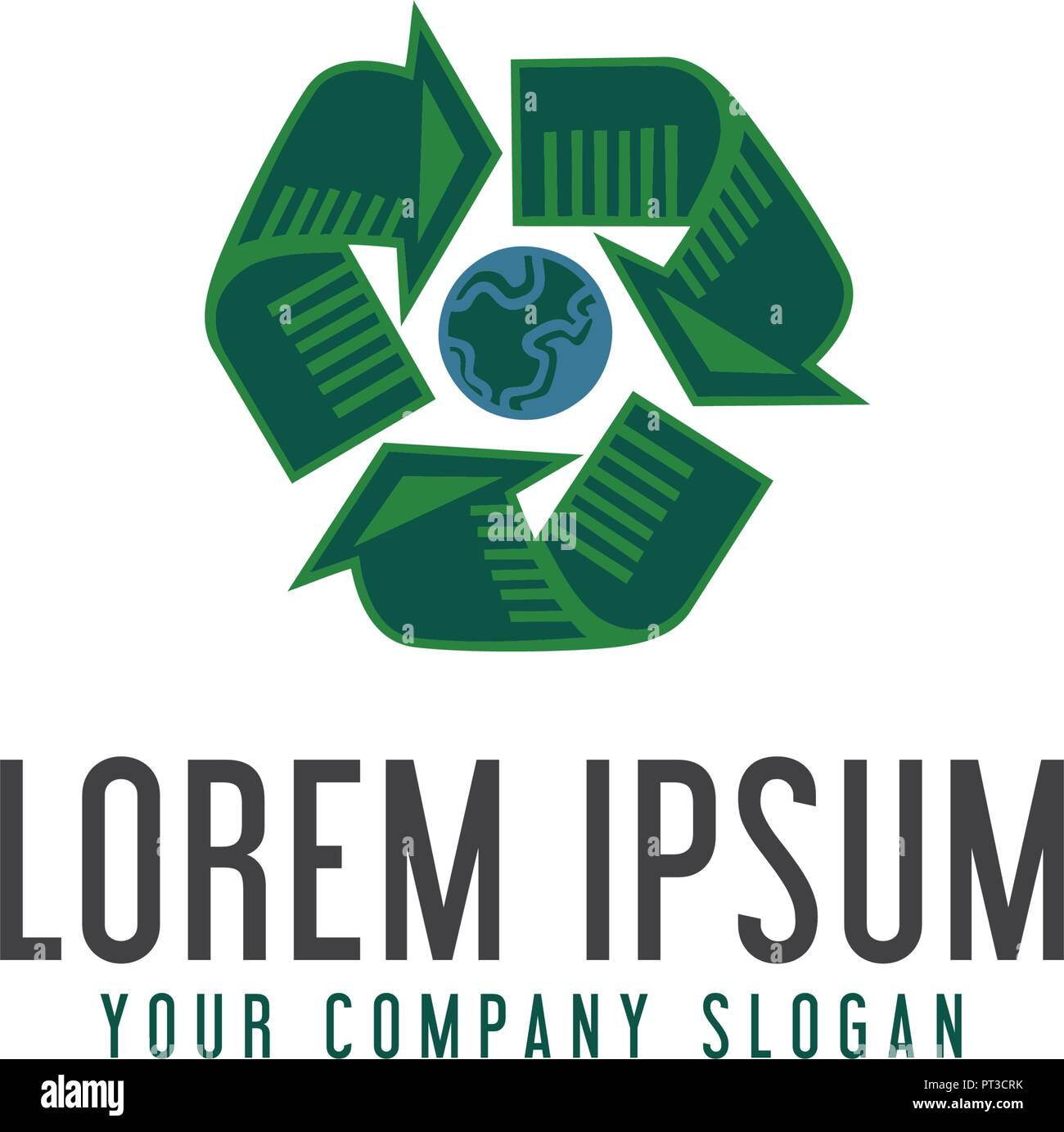 Save earth logo. ecology design concept template Stock Vector Image ...