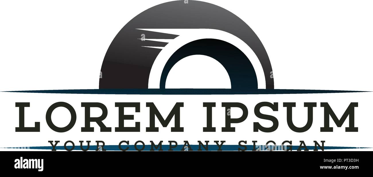 Tires icon logo design hi-res stock photography and images - Alamy