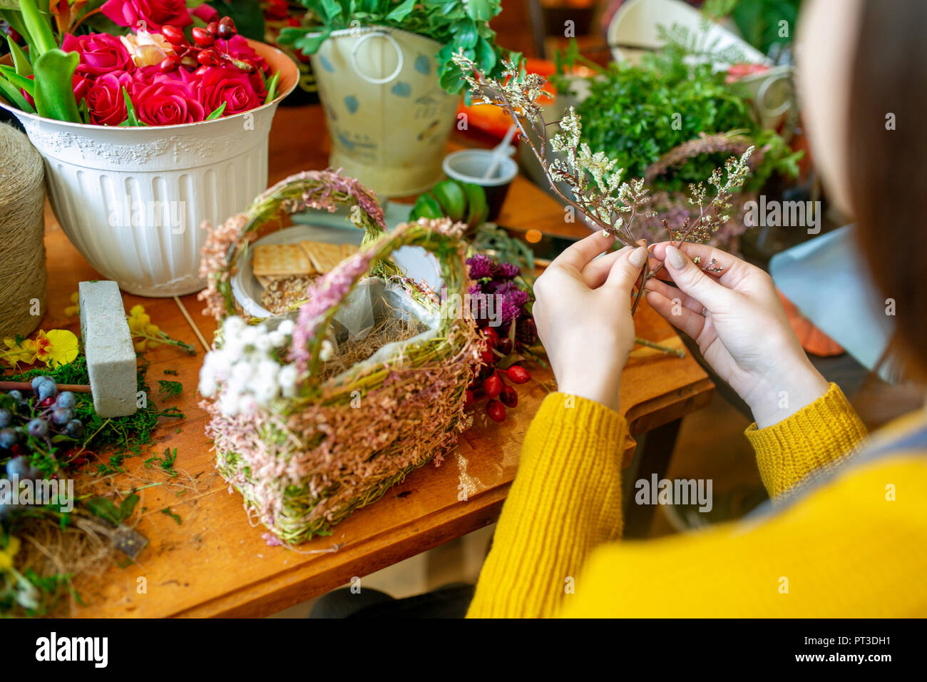 Woman hands manufacturing beautiful hi-res stock photography and images ...