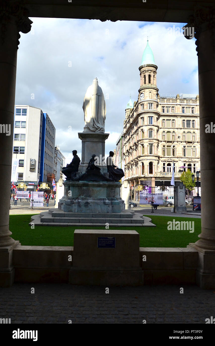 decretive city buildings, Belfast City Hall Stock Photo - Alamy