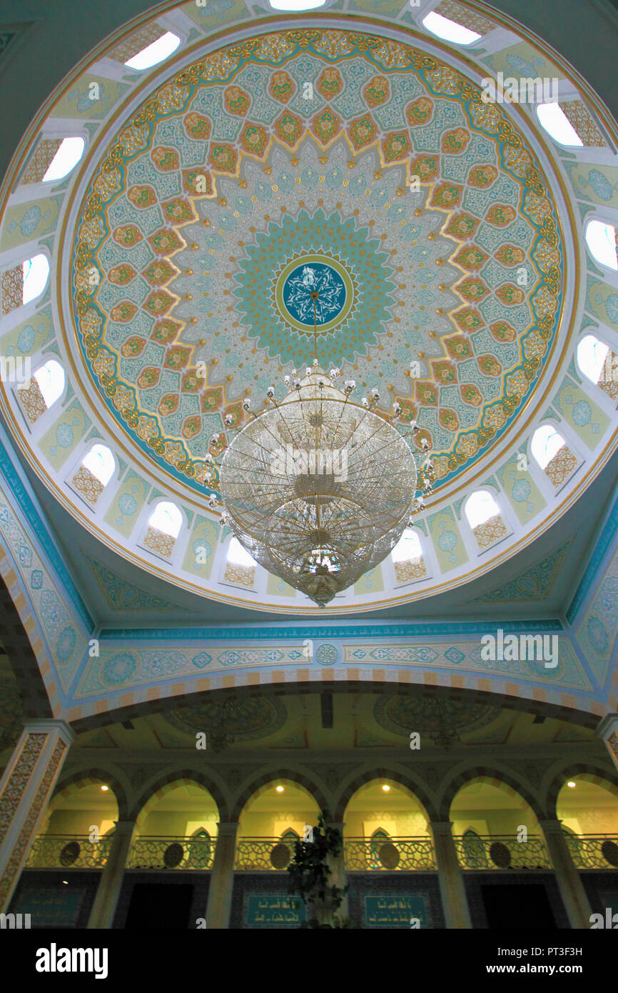 Kazakhstan; Astana; Hazrat Sultan Mosque, interior Stock Photo - Alamy