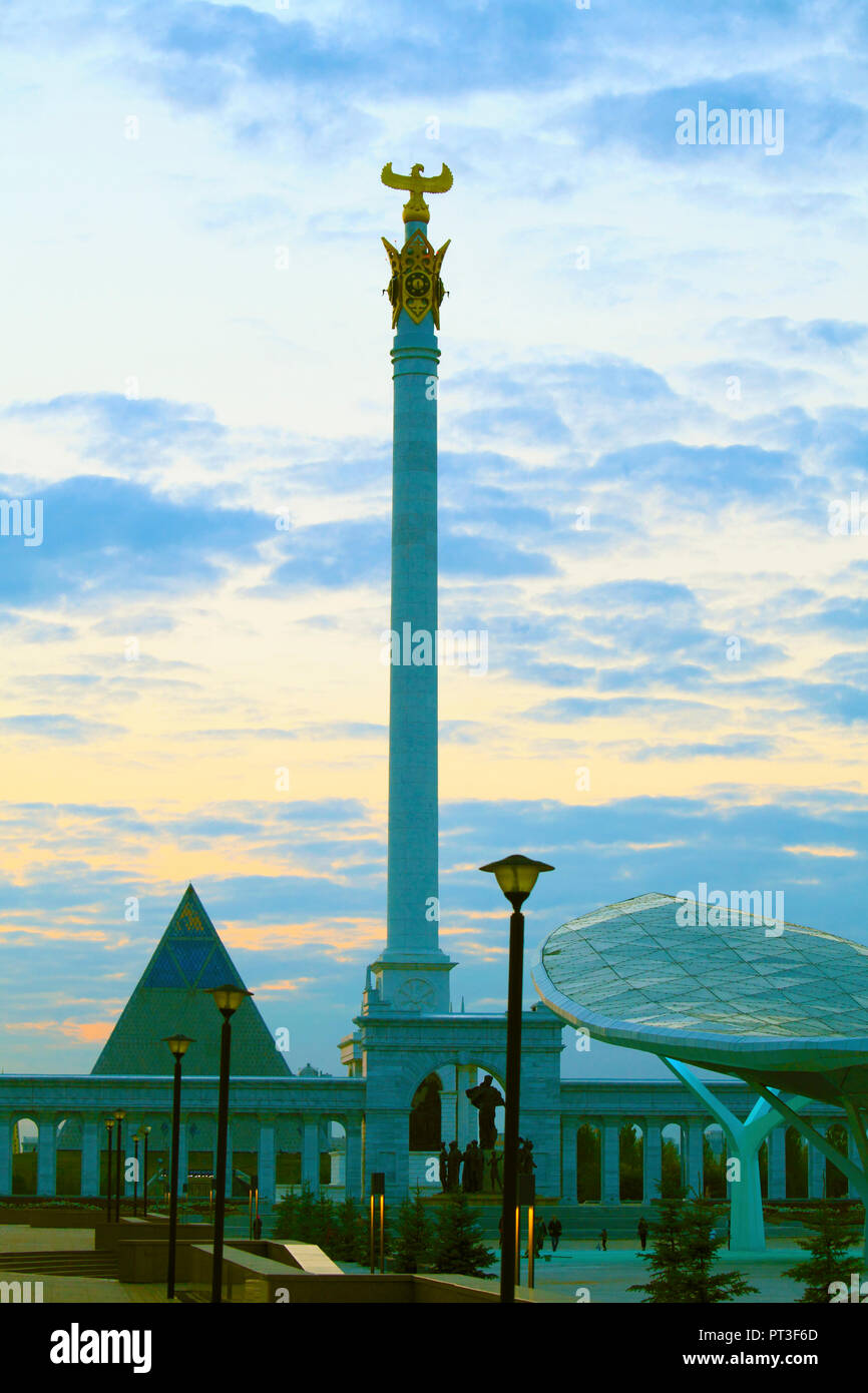 Samruk monument kazakhstan hi-res stock photography and images - Alamy