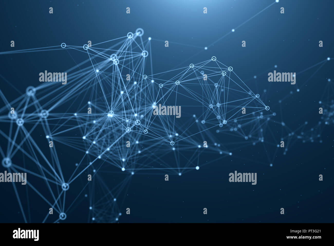 Network connection blue hi-res stock photography and images - Alamy