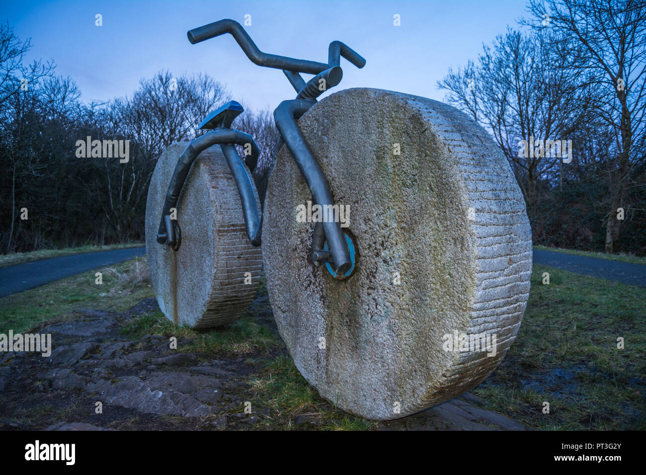 The Castle Semple Temple Stock Photo - Alamy