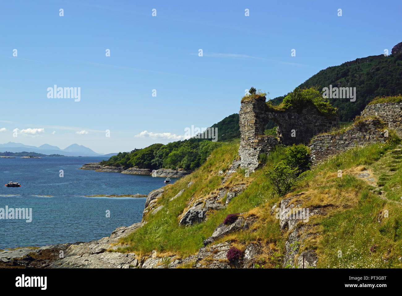 Strome Castle is the ruin of a lowland castle on the banks of Loch ...