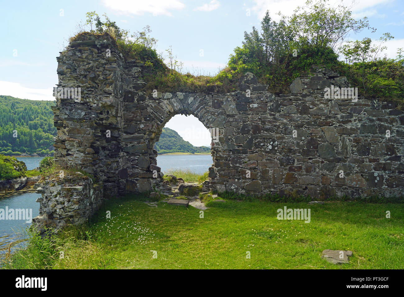 Strome Castle is the ruin of a lowland castle on the banks of Loch ...
