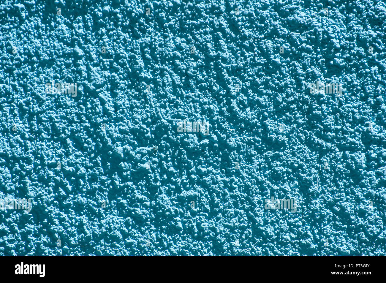 Blue color plaster house wall surface texture closeup as background ...