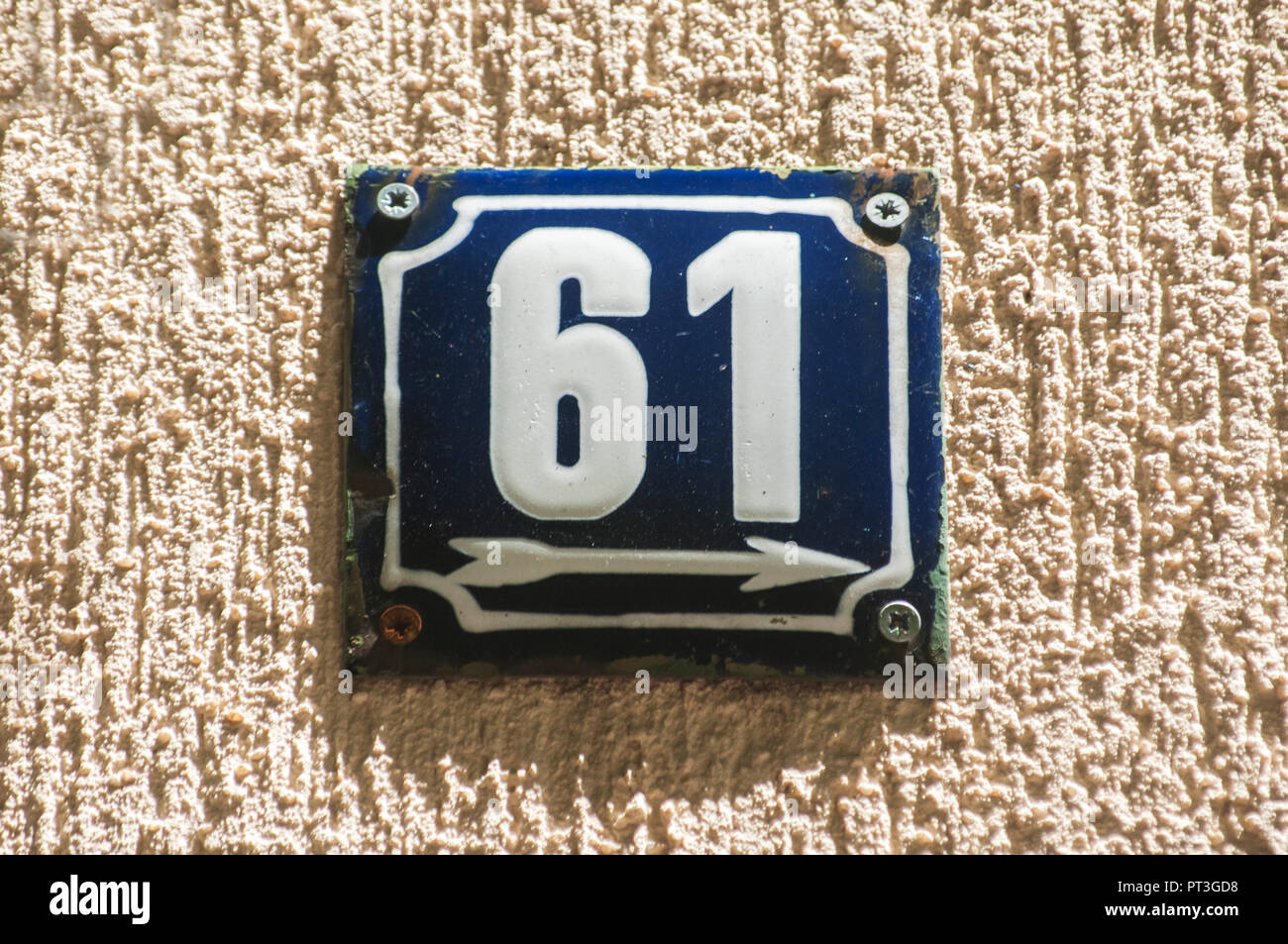 Number 61 High Resolution Stock Photography and Images - Alamy