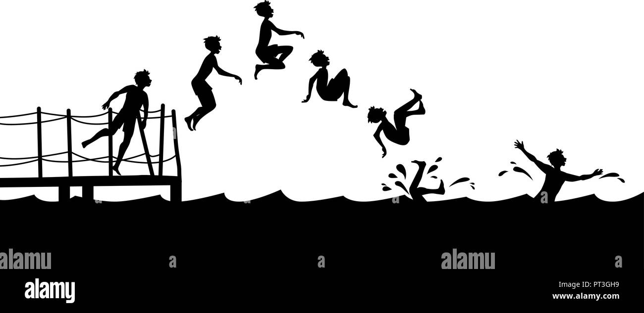 Beach sequence Stock Vector Images - Alamy