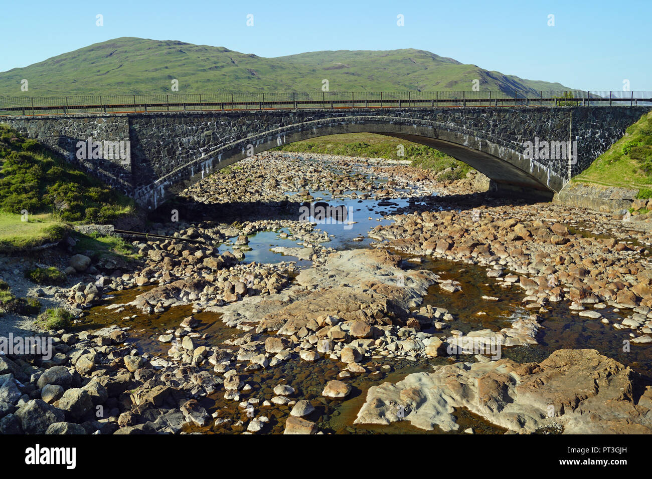 stone bridge in Sligachan Scotland, United Kingdom Stock Photo - Alamy
