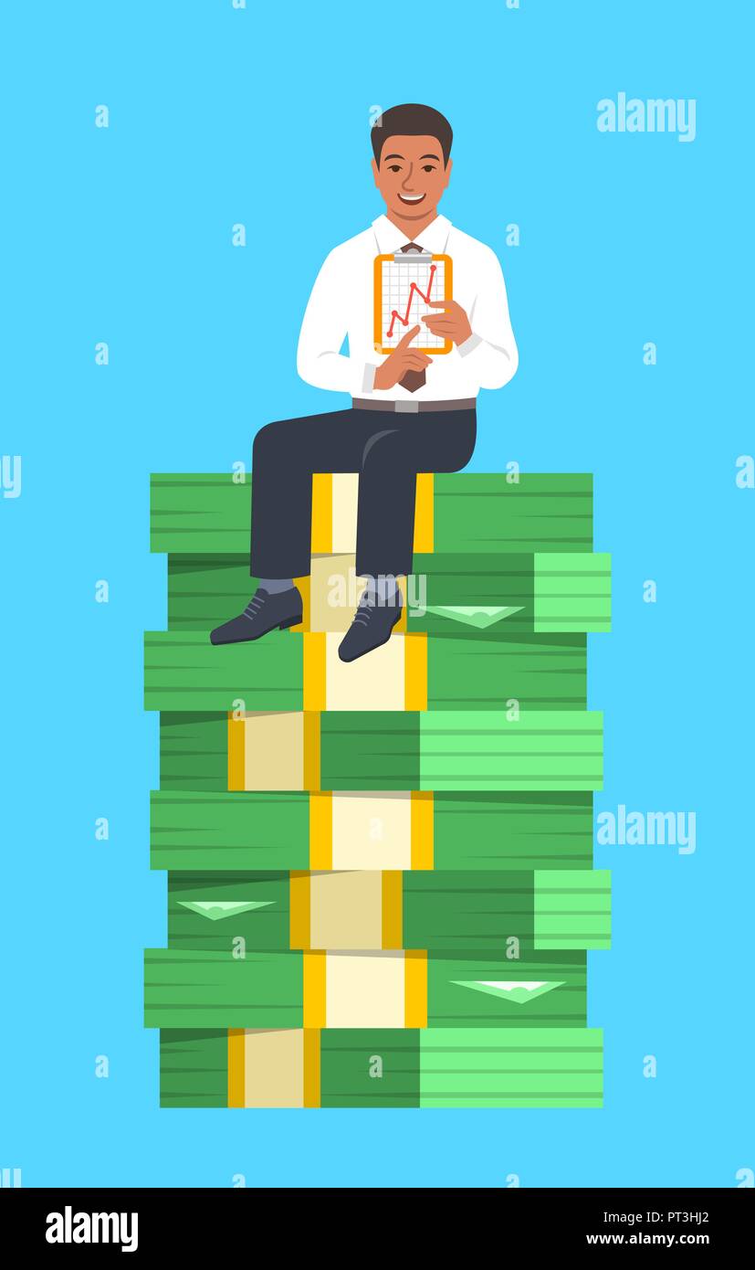 Economic growth cartoon hi-res stock photography and images - Alamy