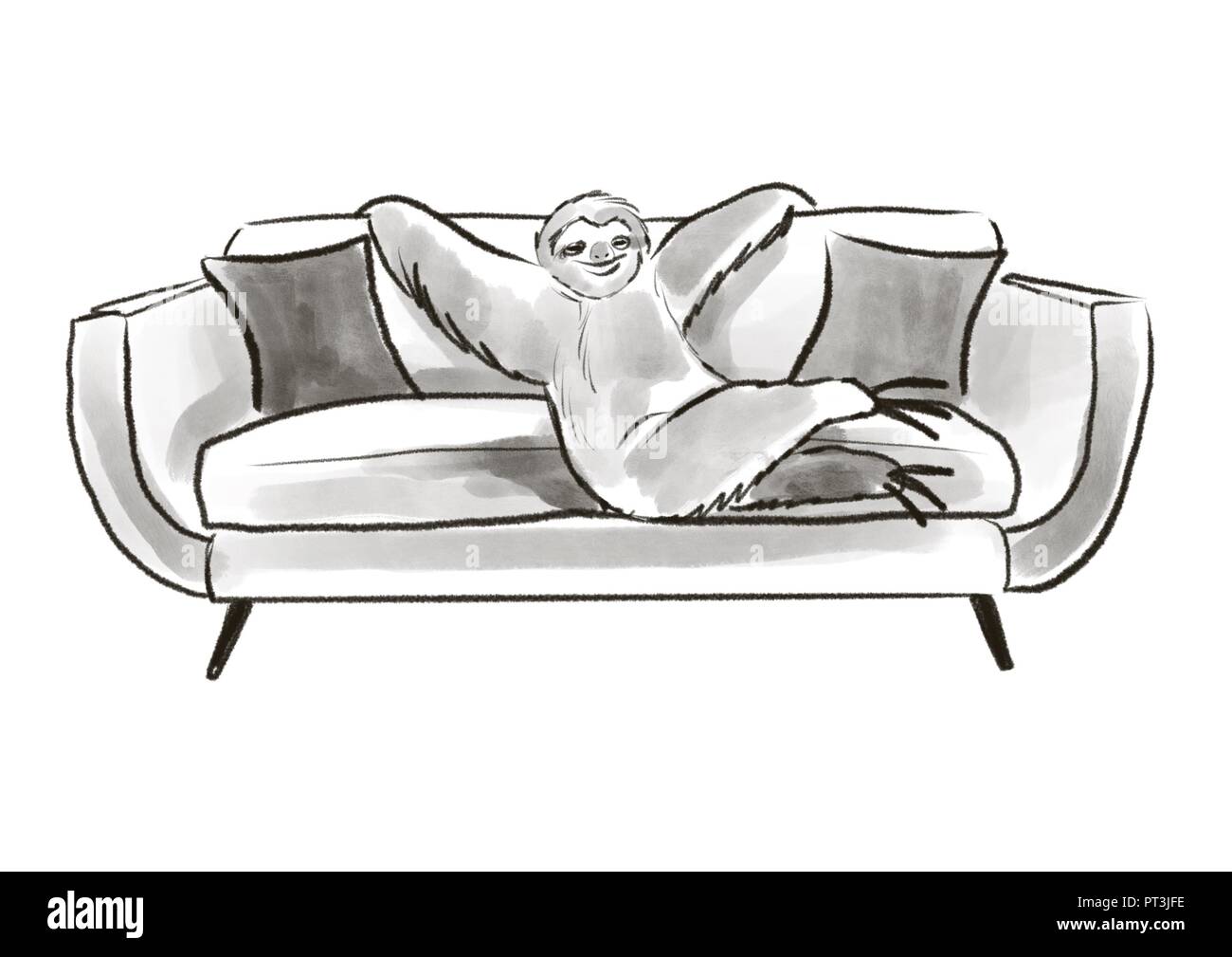 Couch weekend Cut Out Stock Images & Pictures - Alamy