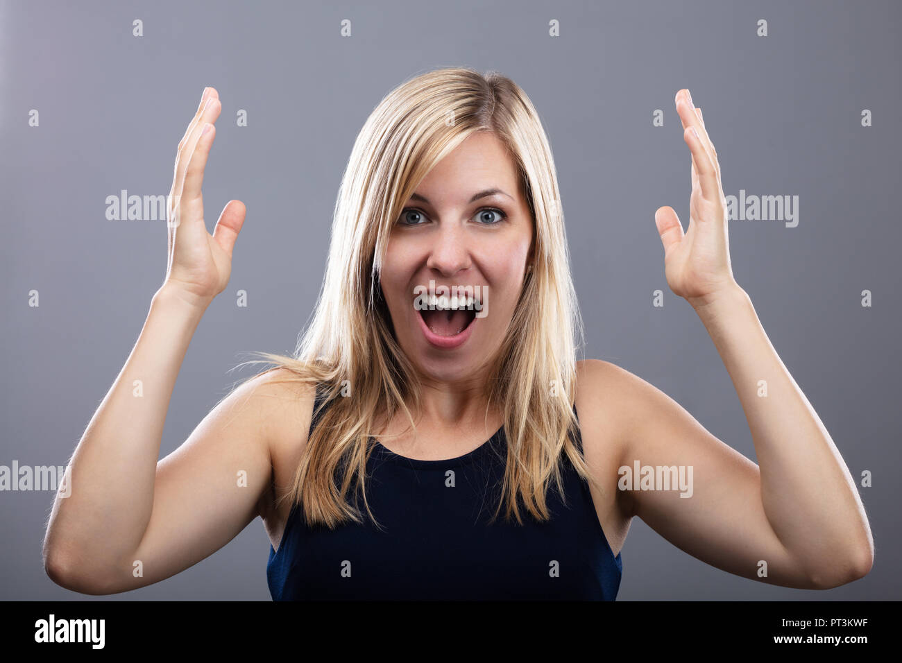 Excitement portrait hi-res stock photography and images - Alamy