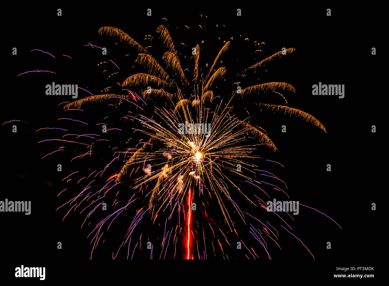Generic fireworks display Stock Photo - Alamy