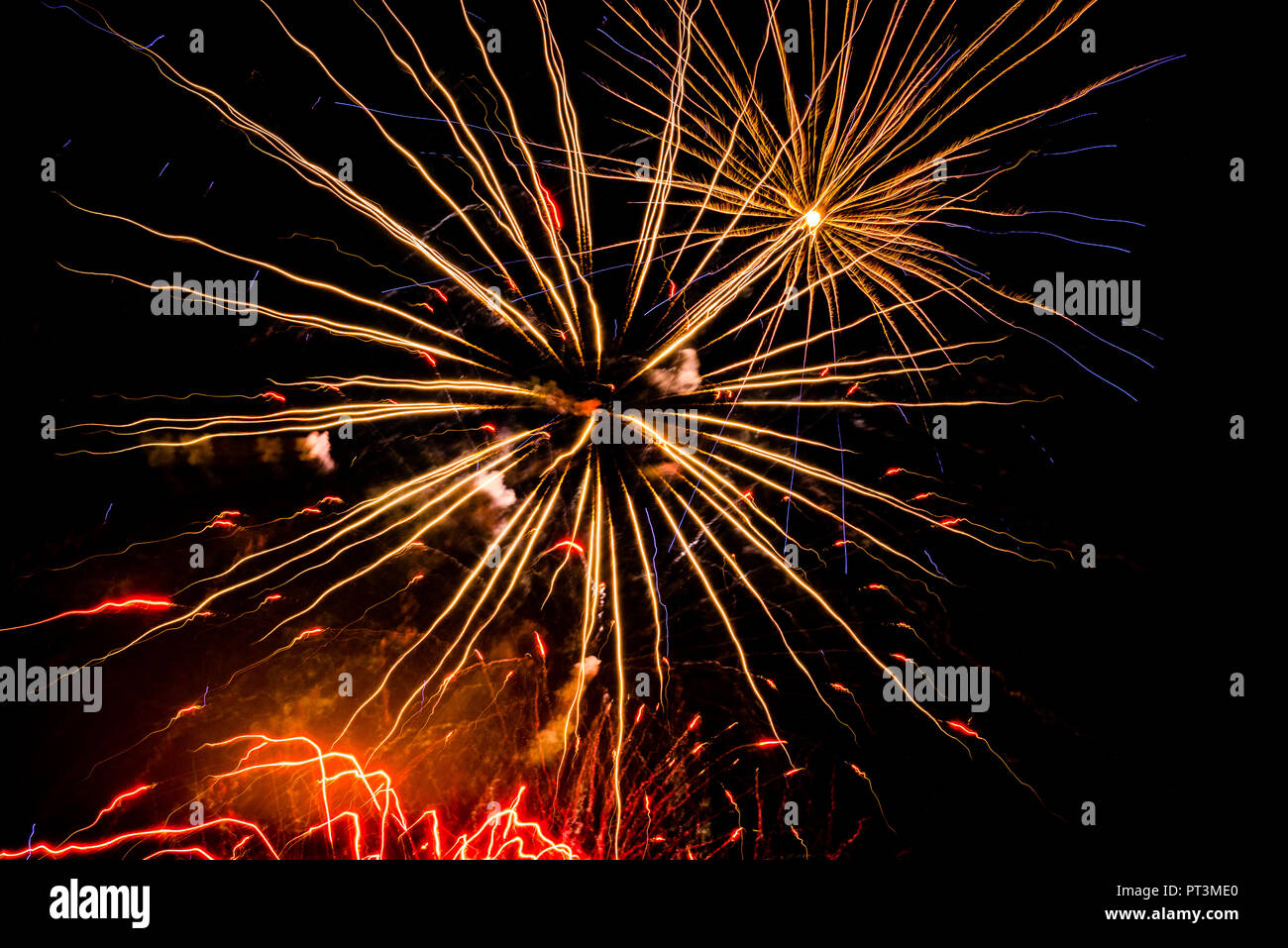 Generic fireworks display Stock Photo - Alamy